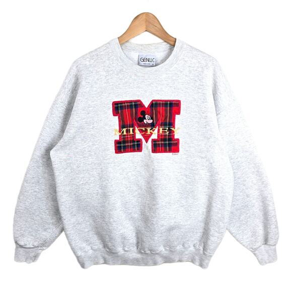 Genus | Shirts | Vintage Genus Mickey Mouse Disney Plaid M Made In Usa ...